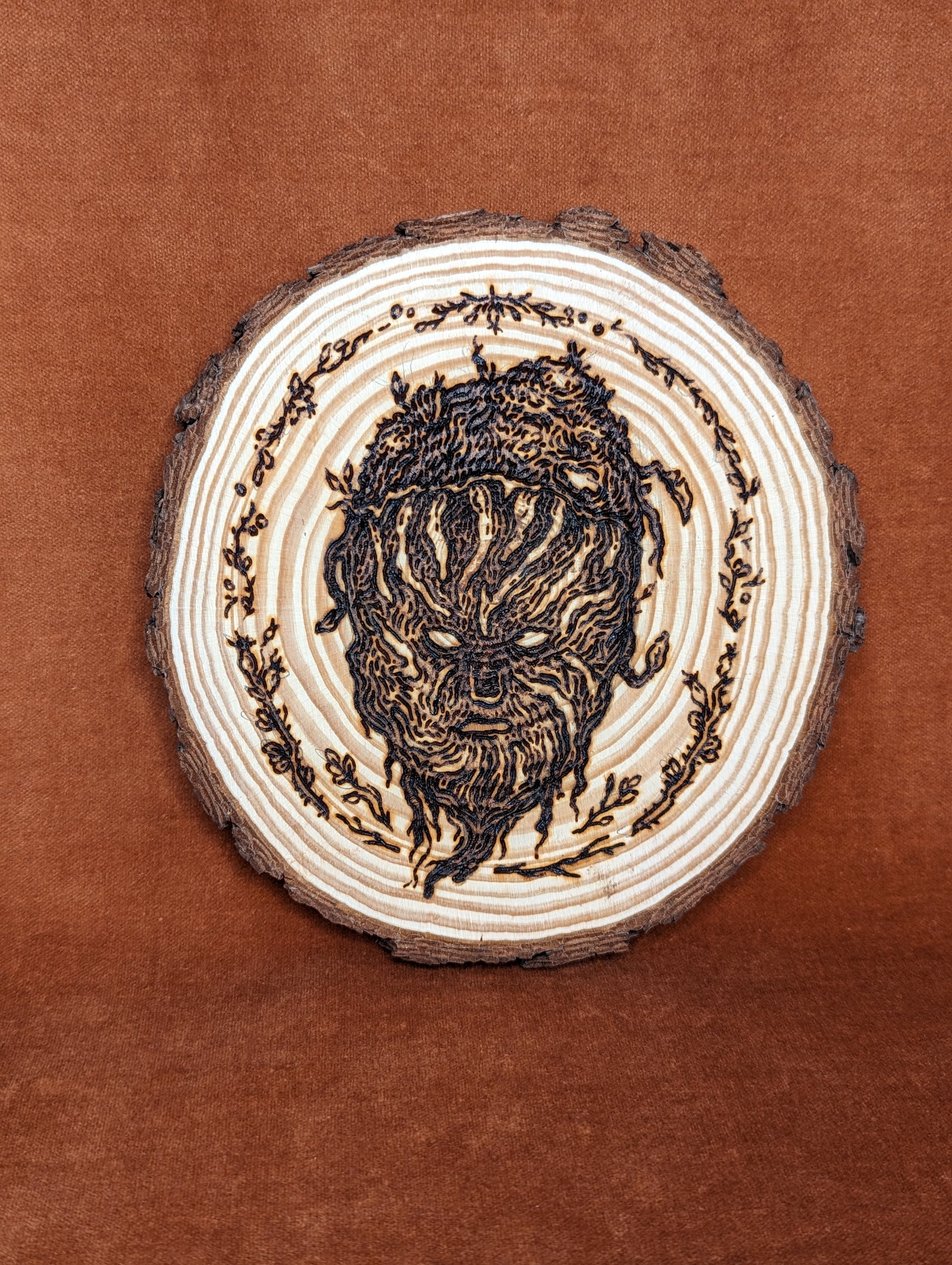 'Punkie Night' Pyrography by Lydia Carter – Wheel of Fate